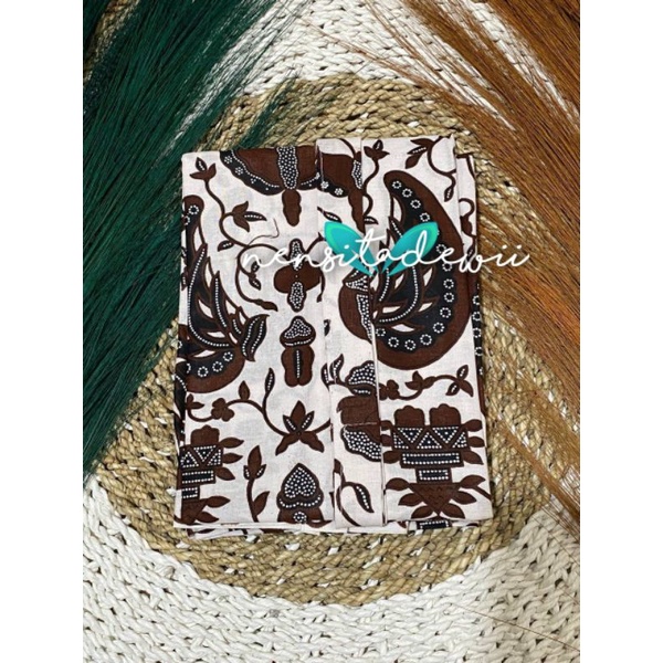 Jual [1 Set, LP01C] Kebaya Panjang, Jarik Instan + Selendang Jumputan ...