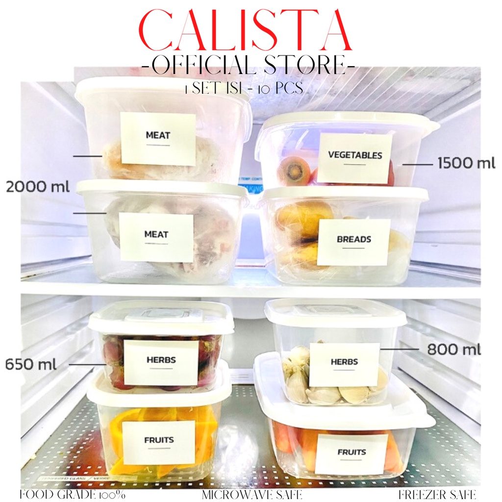 Jual FOOD KONTAINER/CONTAINER SET - TOPLES KOTAK CALISTA RUMOI BENING ...