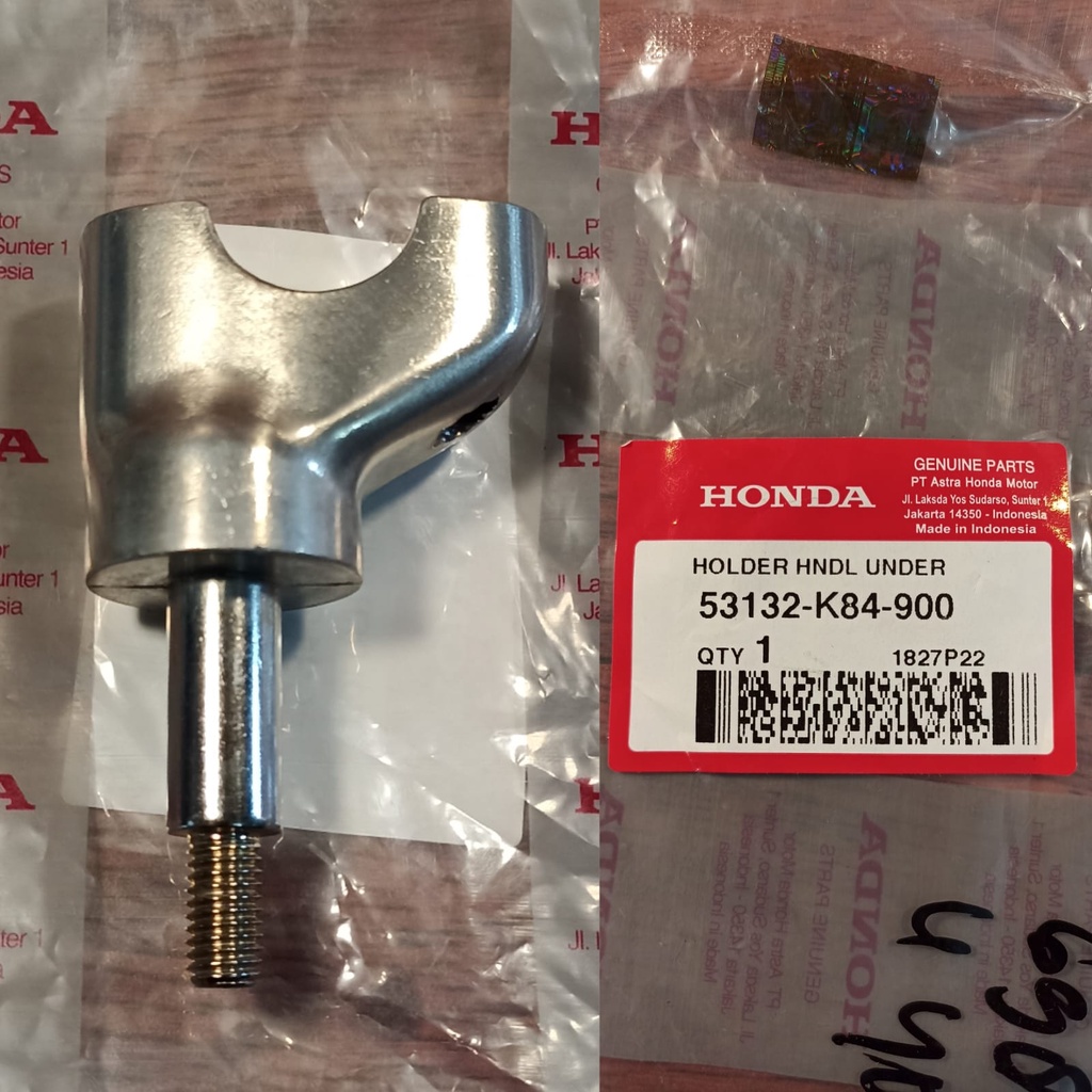 Jual DUDUKAN STANG / HOLDER STANG CRF 150 ORIGINAL 53132K84900 HOLDER ...