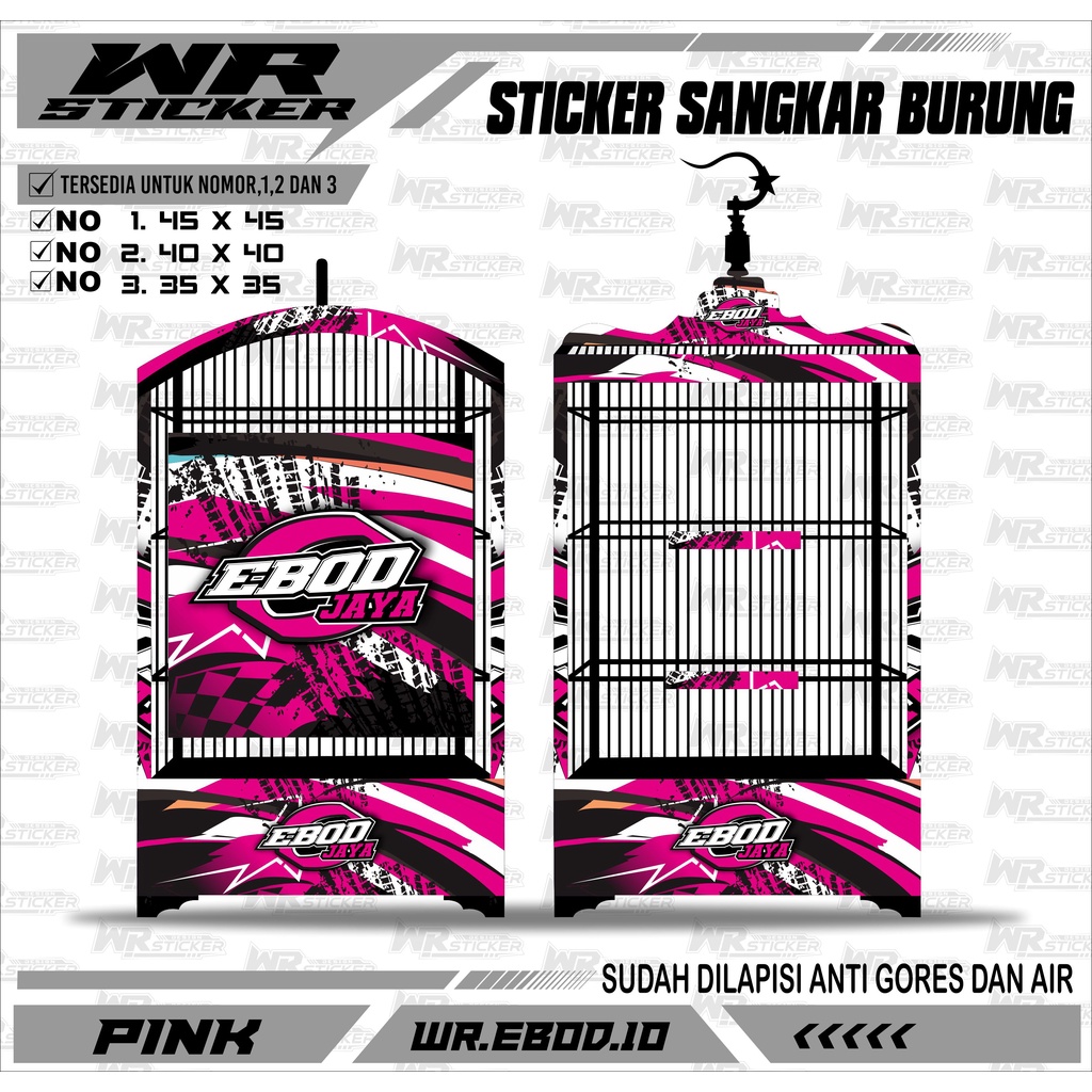 Jual STIKER SANGKAR BURUNG - Sticker decal kandang burung kotak kosan ... Jual STIKER SANGKAR BURUNG - Sticker decal kandang burung kotak kosan ...