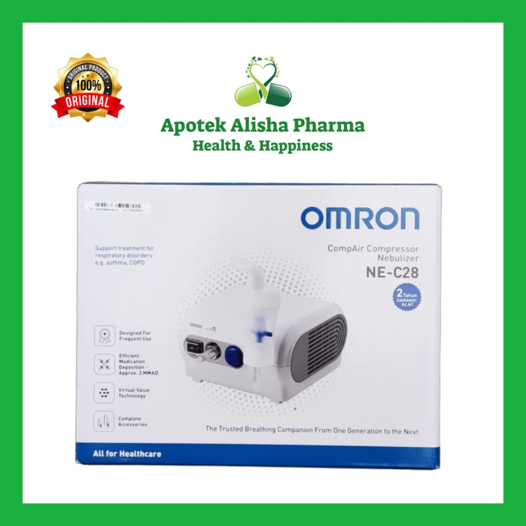 Jual Omron Nebulizer NE-C28 - Kompresor Inhalasi / Alat Uap Pengencer ...