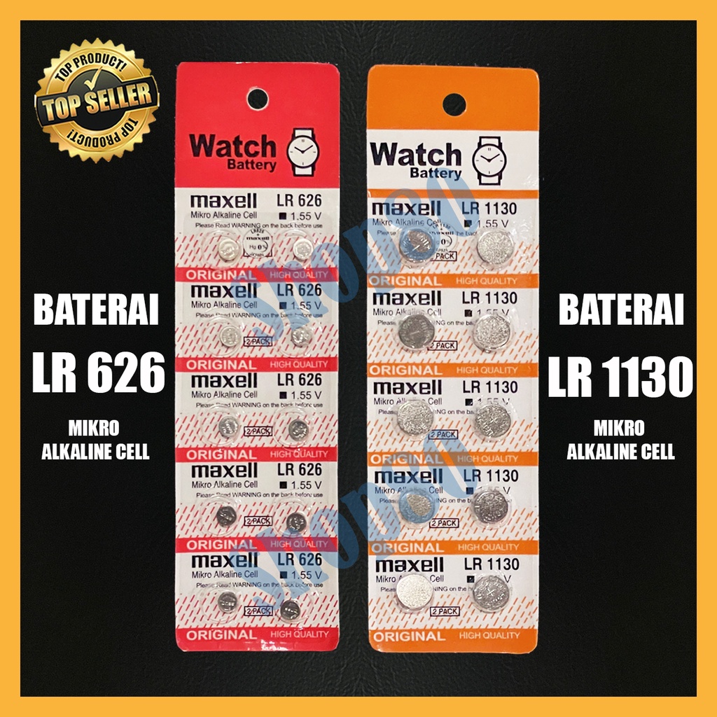 Jual LR 1130 AG 10 & LR 626 AG 4 Baterai Batere Batrei Batre Battery Baterei Kancing 1.55V ...