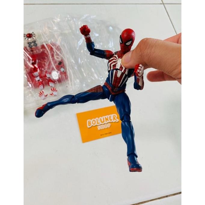 Jual Shf Spider Man Advanced Suit / Ps4 Marvel Spiderman Figure Goty ...