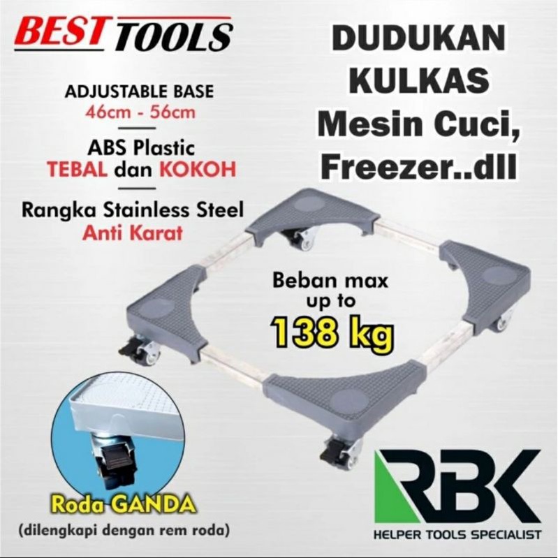 Jual Alas Kulkas RODA GANDA Moving Tools Trolley Dudukan Freezer Move ...