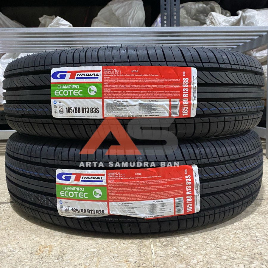 Jual Ban GT Radial Gajah Tunggal Champiro Ecotec 165 / 80 R 13 R13 | Shopee Indonesia