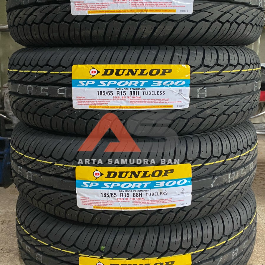 Jual Ban Dunlop SP Sport 300 SP300 185 / 65 R 15 R15 | Shopee Indonesia
