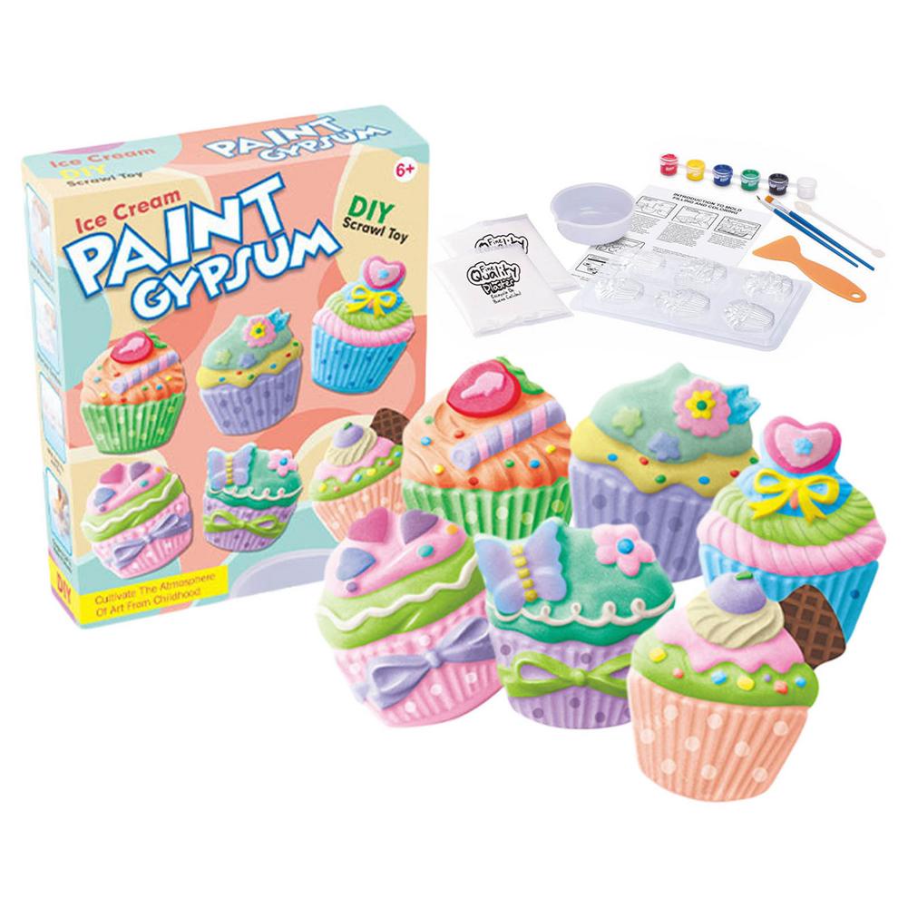 Jual DIY Painting Gypsum Kit Mewarnai Patung Lukis Gypsum Mainan Anak ...