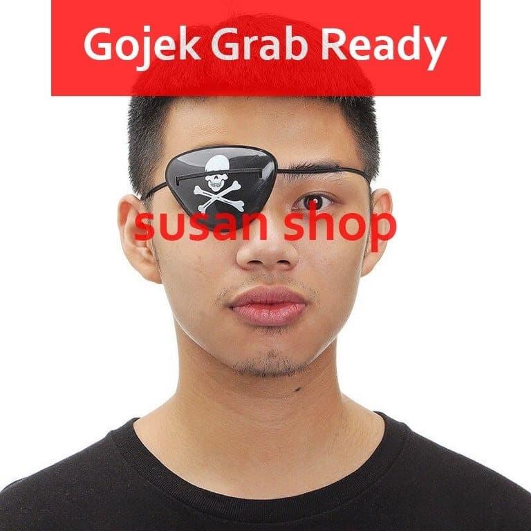 Jual penutup mata eye patch bajak laut pirate pirates halloween ...