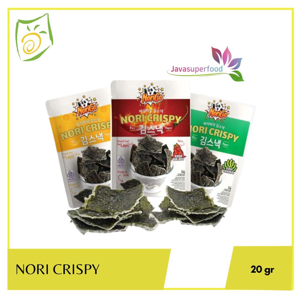 Jual Java Superfood Nori Crispy 20gr | Shopee Indonesia
