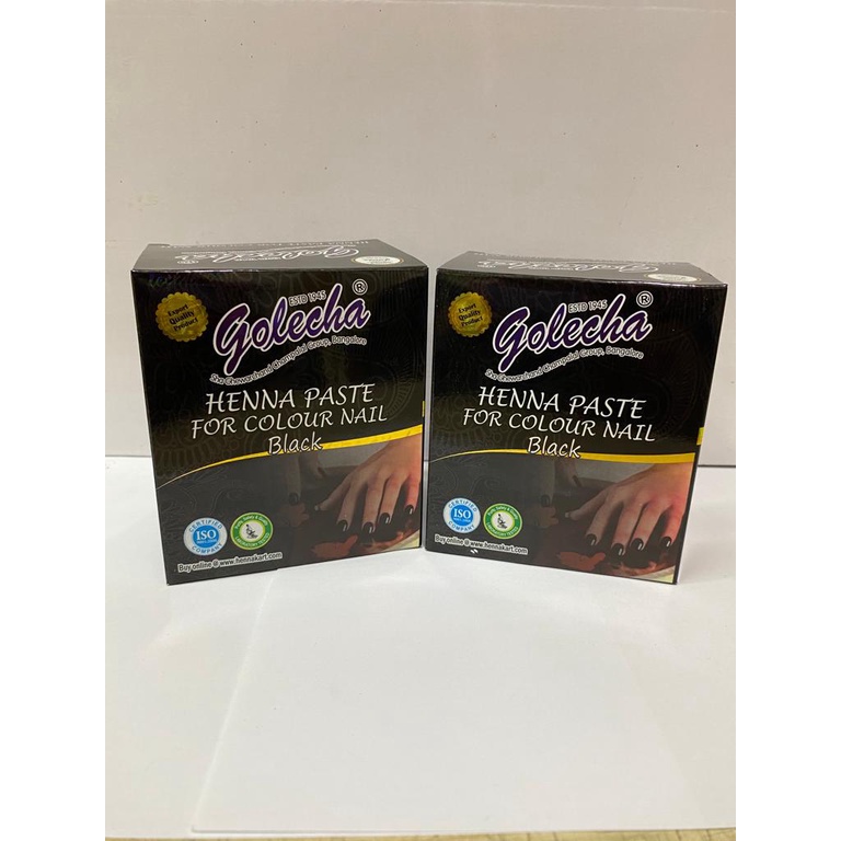 Jual Pacar Kuku GOLECHA NAIL 1LUSIN(12PCS) TUBE HENNA PASTE / GOLECHA ...