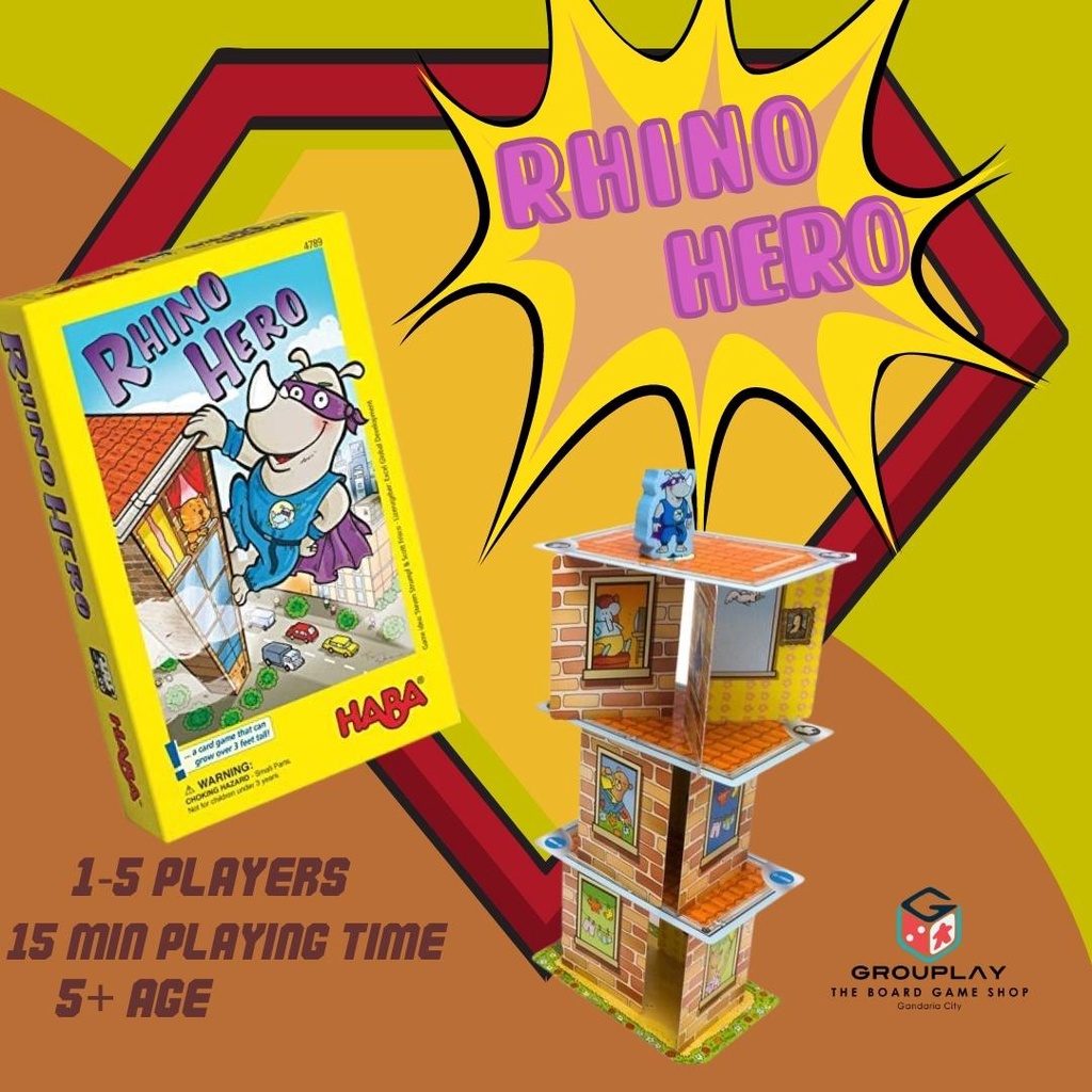 Jual Rhino heroes Boardgame Stacking Original | Shopee Indonesia