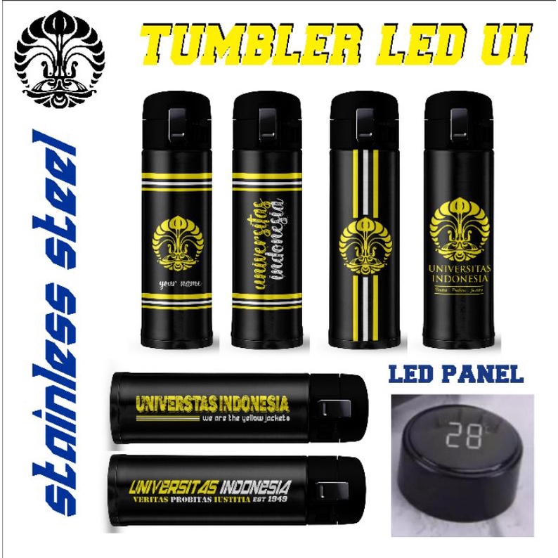 Jual Botol Minum UI Kampus LED Stainless Steel Universitas Indonesia ...
