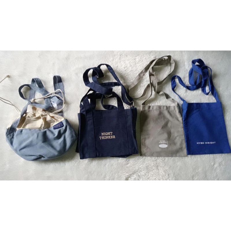 Jual [Ready Stock] Totebag Daiso Night Thinker & Tas Hybe Insight ...