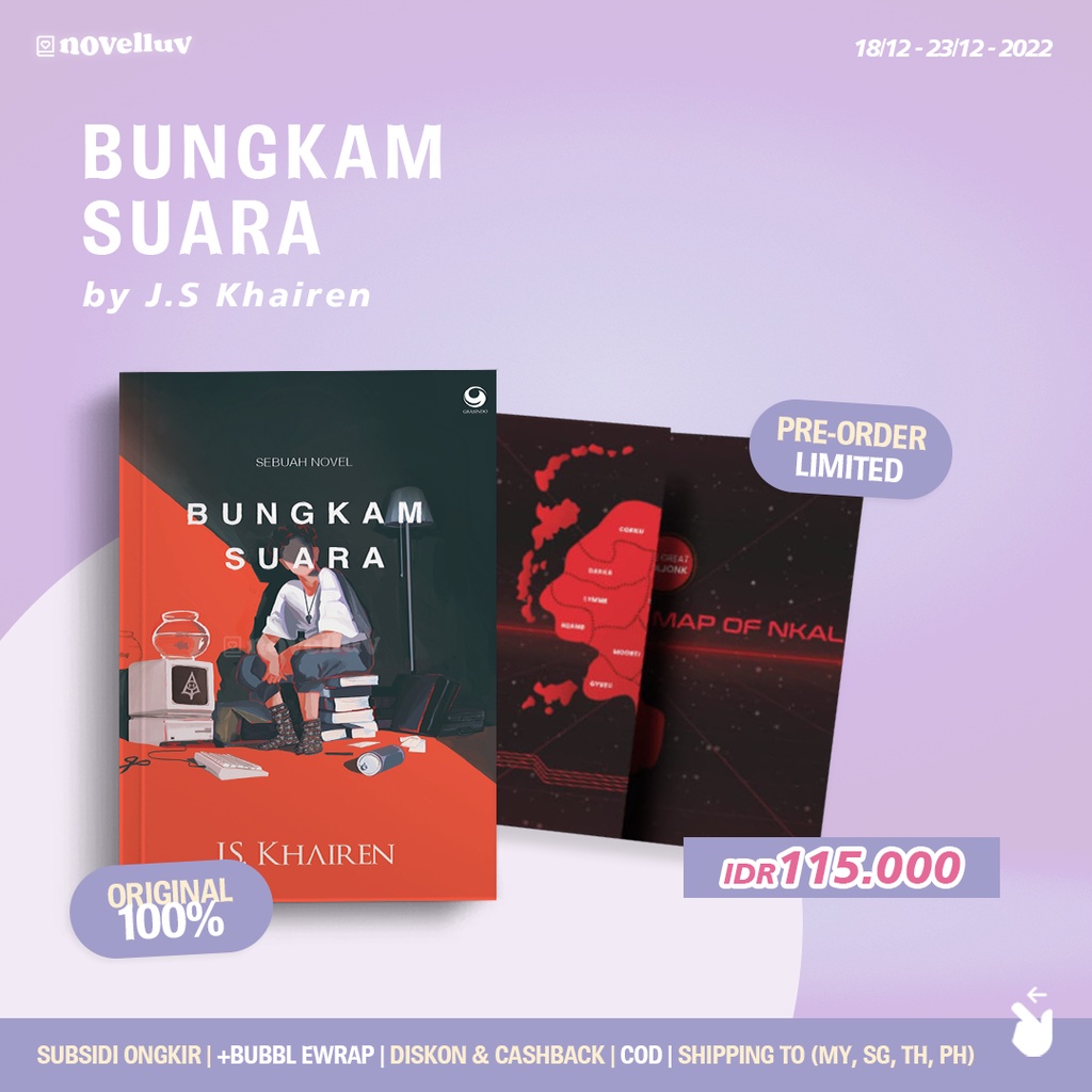 Jual Novel Bungkam Suara by J.S. Khairen | Shopee Indonesia