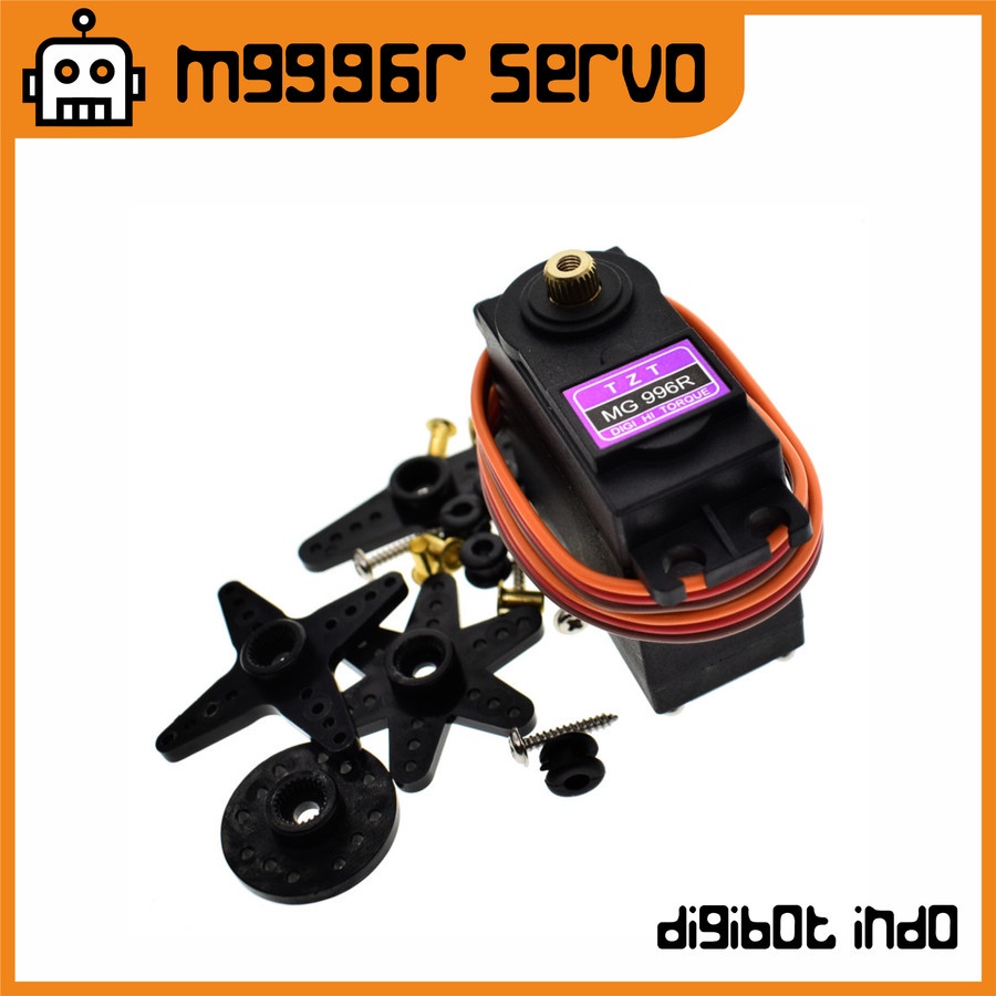 Jual MG996R Servo 360 Continuous - MG | Shopee Indonesia
