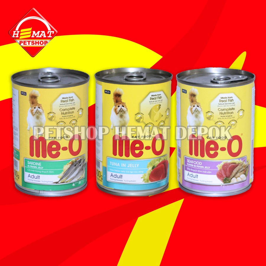 Jual Meo kaleng 400gr makanan kucing 400 gr cat wet food cans | Shopee ...
