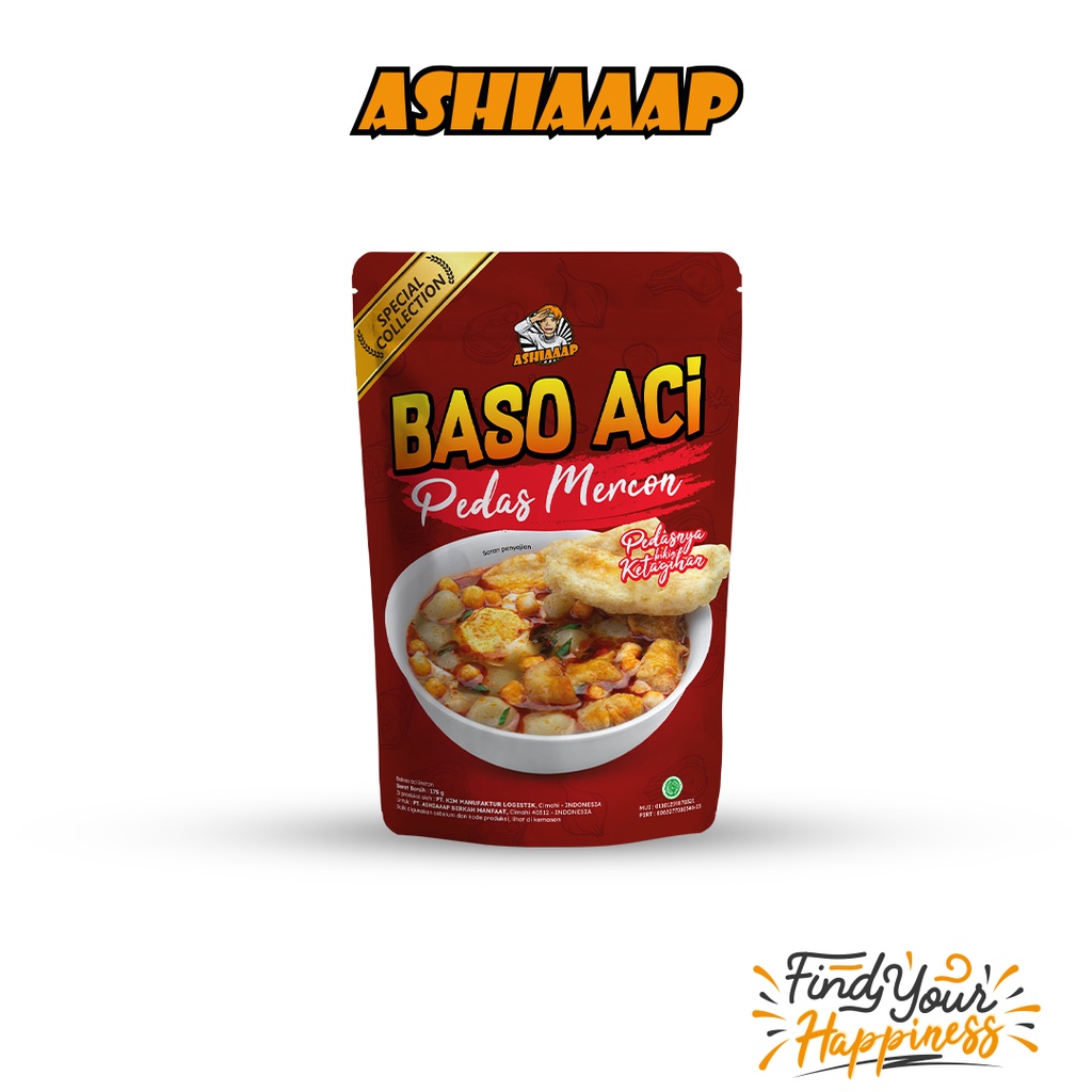 Jual Ashiaaap Bakso Aci Pedas Mercon (175 gram) / Baso Cemilan Instan ...
