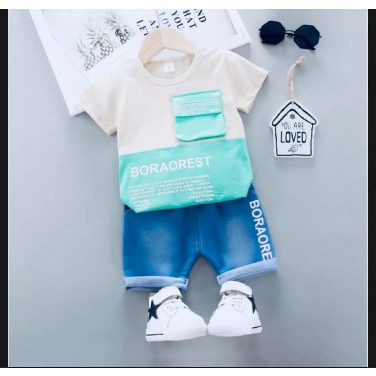 Jual Setelan anak model denim terbaru dan trendy COD setelan anak untuk ...