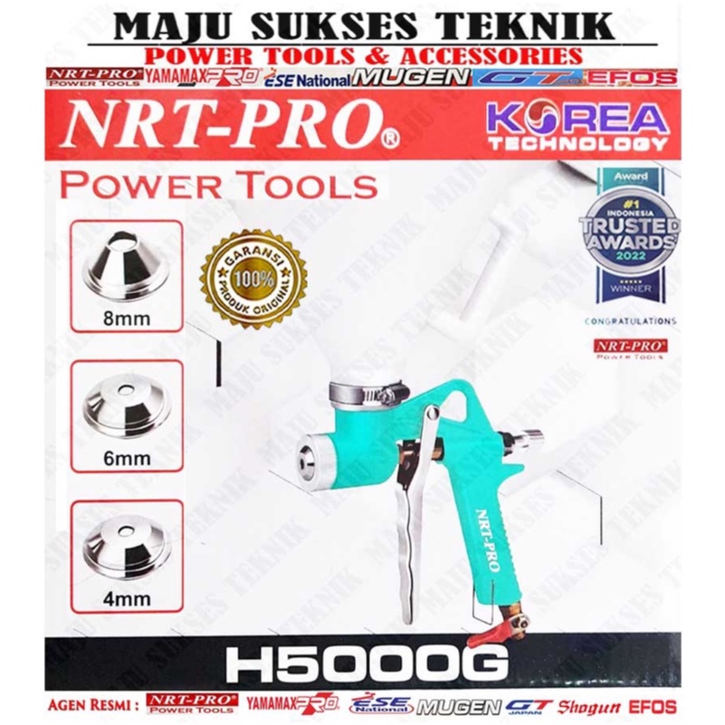 Jual NRT PRO H5000G Spray Gun Alat Cat Semen Tembok Semprot Air ...