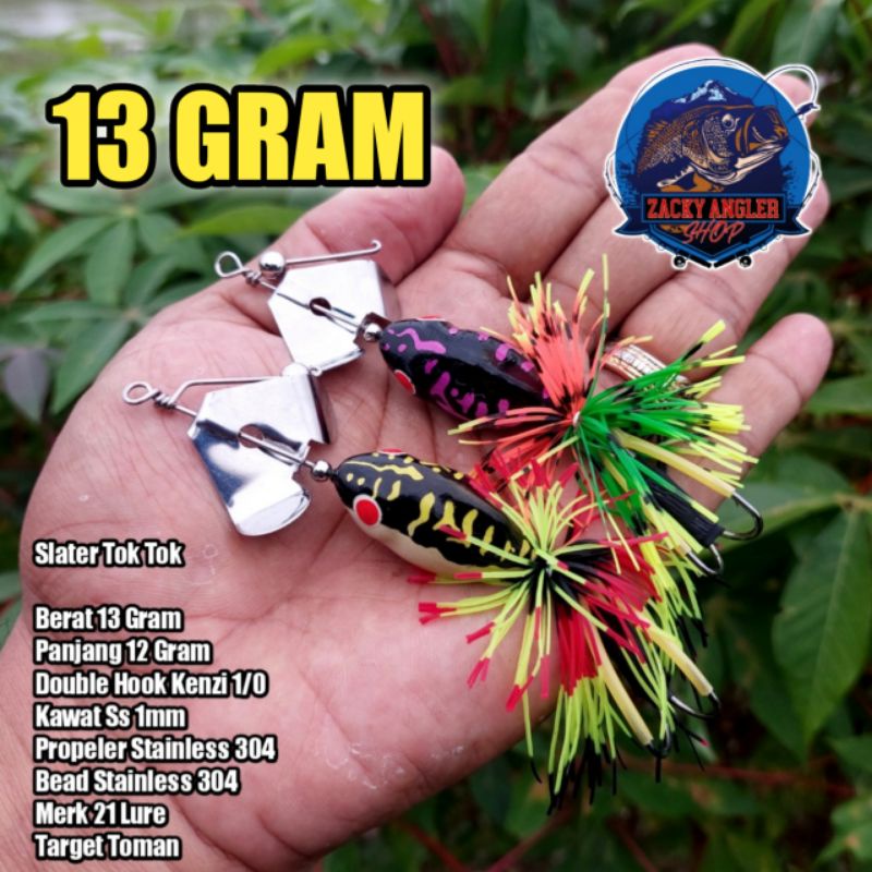Jual SLATER TOK TOK UMPAN CASTING TOMAN 21 LURE | Shopee Indonesia