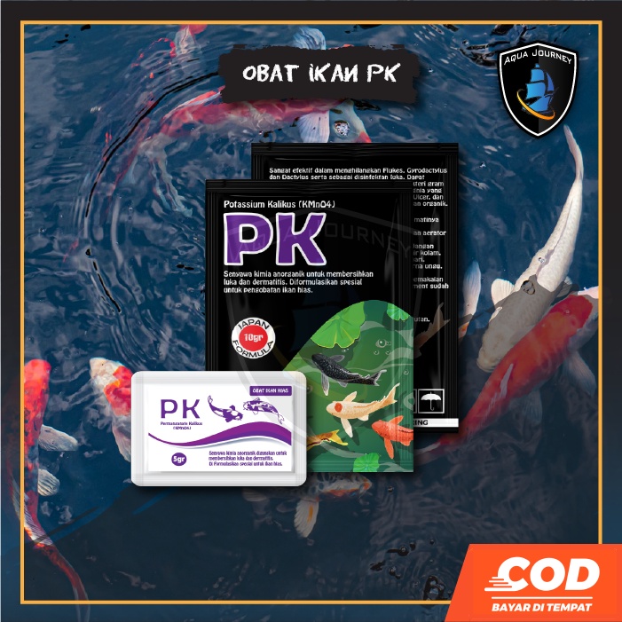 Jual PK Obat ikan koi koki Peka khusus untuk ikan permanganas kalikus ...