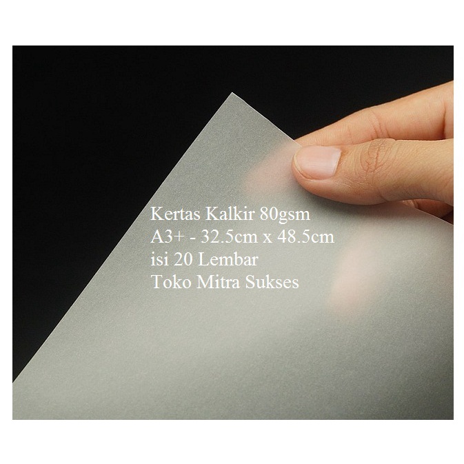 Jual Kertas Kalkir A3+ 80gsm - 32.5cm x 48.5cm isi 20 Lembar | Shopee Indonesia