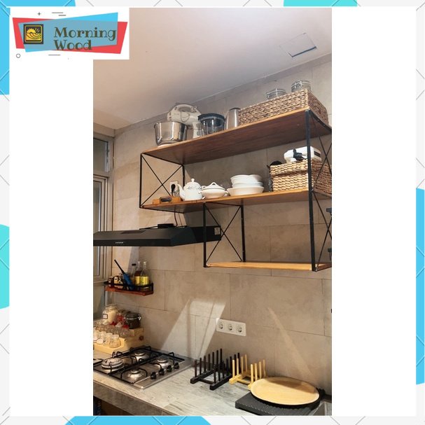 Jual MorWood Kitchen Set TERLARIS / Rak Bumbu Dapur lebar 3 susun ...