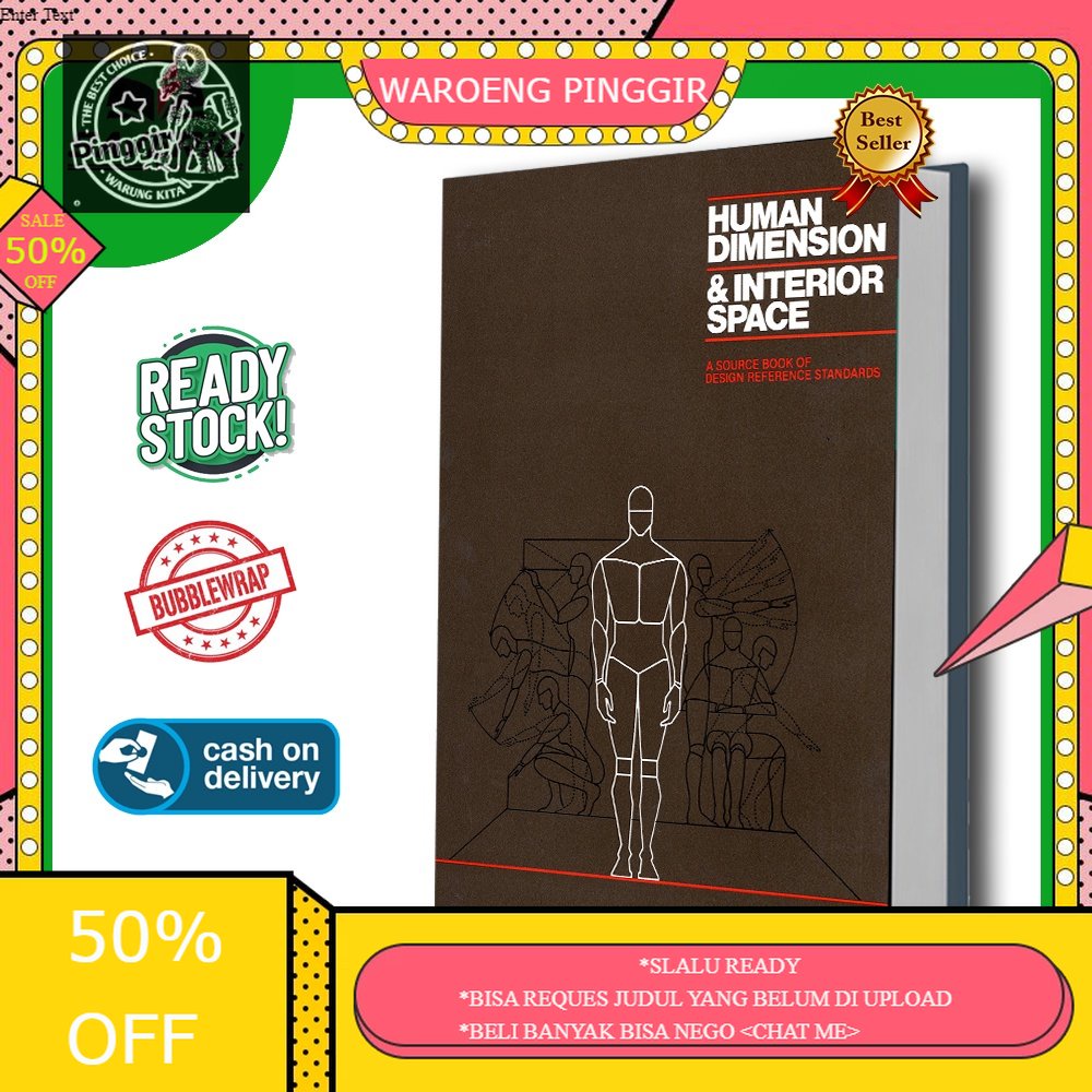 Jual Buku Human Dimension and Interior Space: A Source Book of Design ...