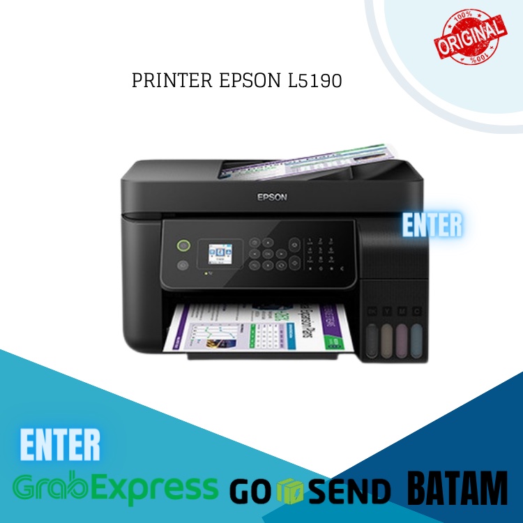 Jual PRINTER EPSON L5190 INKTANK PRINT SCAN COPY FAX WIFI LAN ADF ...