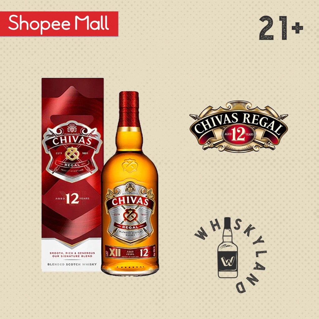 Jual Chivas 12 Years Old Blended Scotch Whisky | Shopee Indonesia