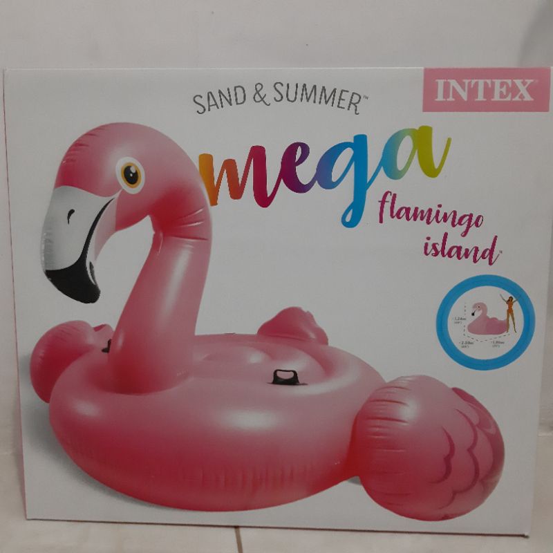 Jual Pelampung Mega Flamingo Island Swimming Pool - Pelampung INTEX ...