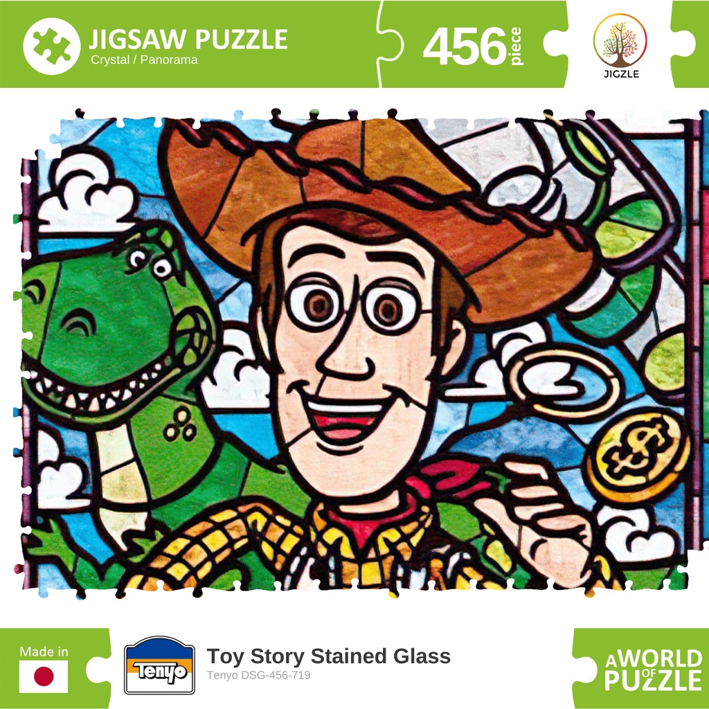 Jual Tenyo DSG-456-719 Pixar - Toy Story Stained Glass Jigsaw Puzzle ...