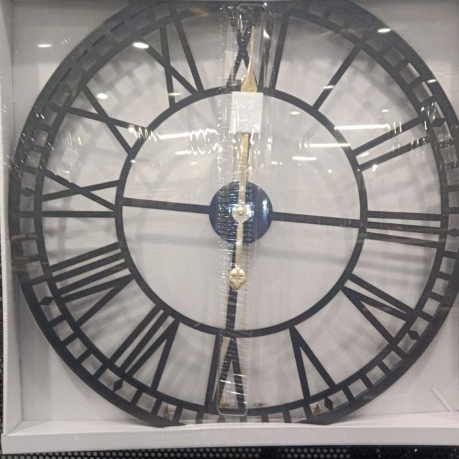 Jual jam dinding besi romawi 60 cm | Shopee Indonesia