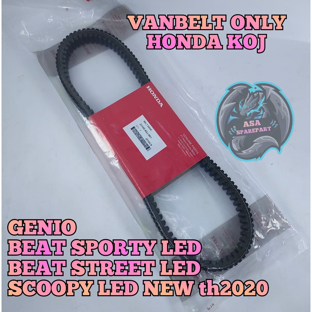 Jual VANBELT Only KOJ Motor Honda GENIO , Beat Deluxe , BEAT STREET LED , SCOOPY Esp NEW 2021 ...