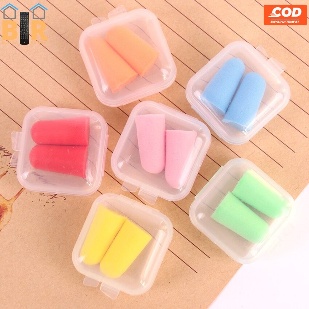 Jual Busa Penutup Telinga Earplug Protector Penyumbat Kuping Peredam Suara Bising Kemasan Kotak ...