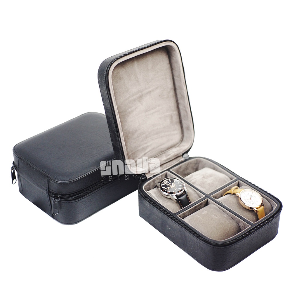 Jual KOTAK JAM TANGAN ISI 4 JUMBO | Travel Watch Box big | TEMPAT JAM ...