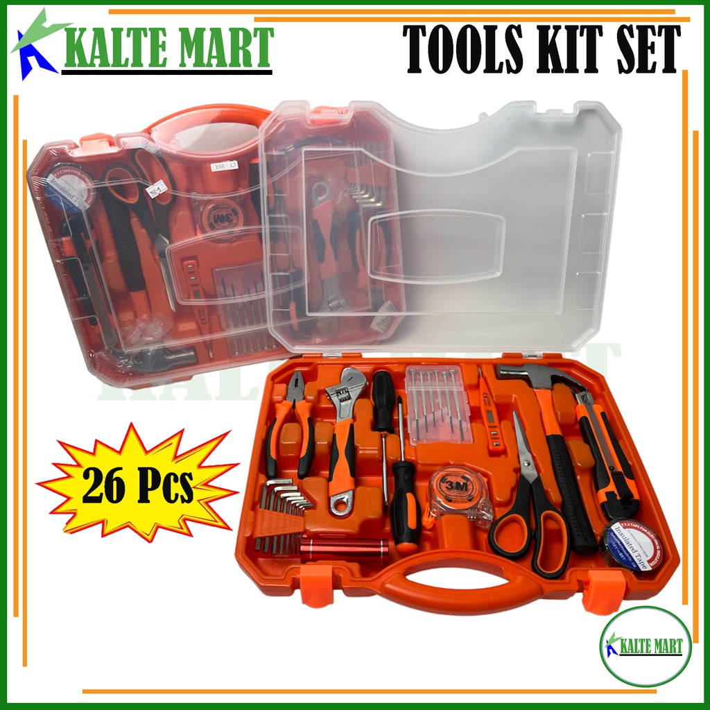 Jual Hand Toolset Kit Household Tool Set Tool Kit Set Tool Perkakas ...