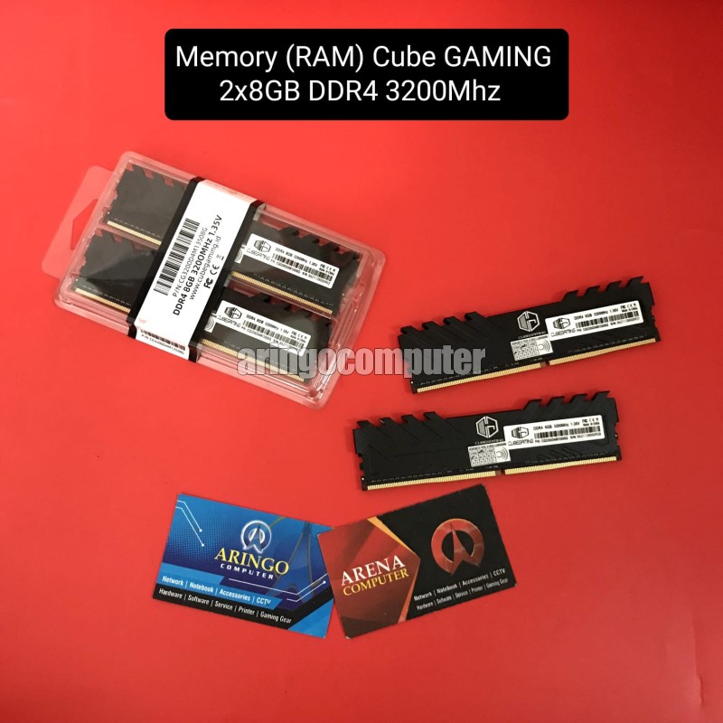 Jual Memory (RAM) Cube GAMING 2x8GB DDR4 3200Mhz | Shopee Indonesia