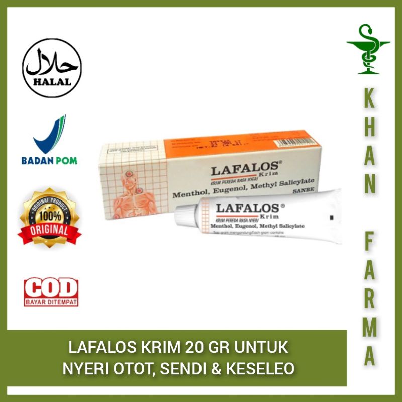 Jual LAFALOS KRIM 20 GR UNTUK NYERI OTOT, NYERI SENDI & KESELEO ...