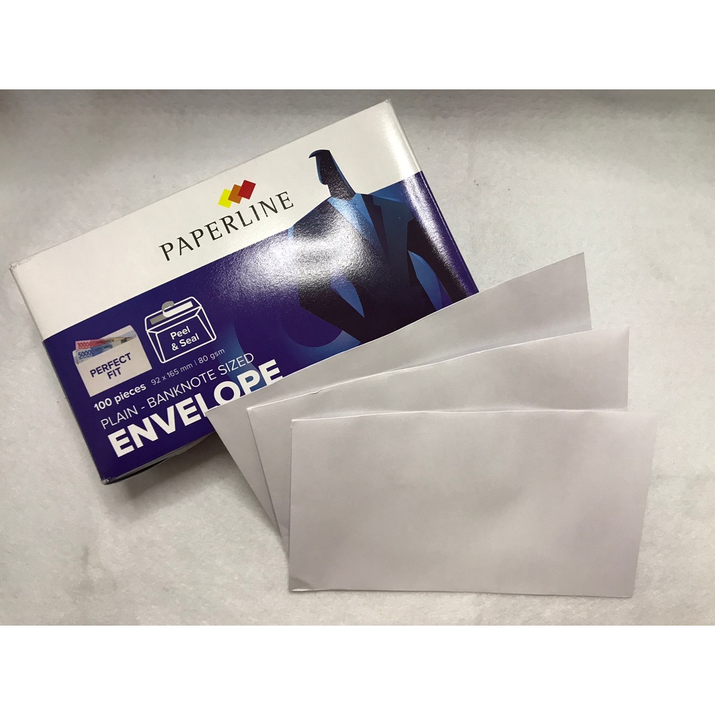 Jual AMPLOP PAPERLINE BANKNOTE (UKURAN FIT DENGAN UANG) | Shopee Indonesia
