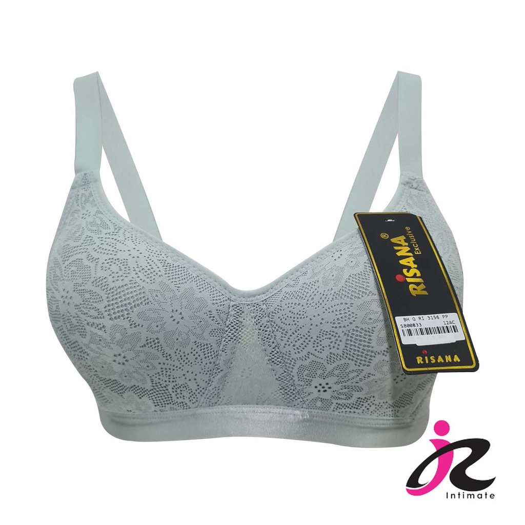 Jual RISANA - Bra Tanpa Kawat Busa Tipis BH G RI 3156 PP | Size 36B-42B ...