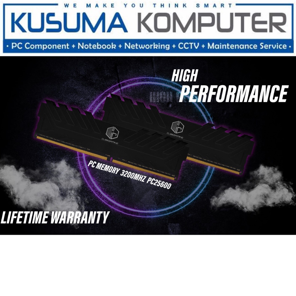 Jual Cube Gaming RAM DDR4 16GB (8x2) 3200MHz | Shopee Indonesia