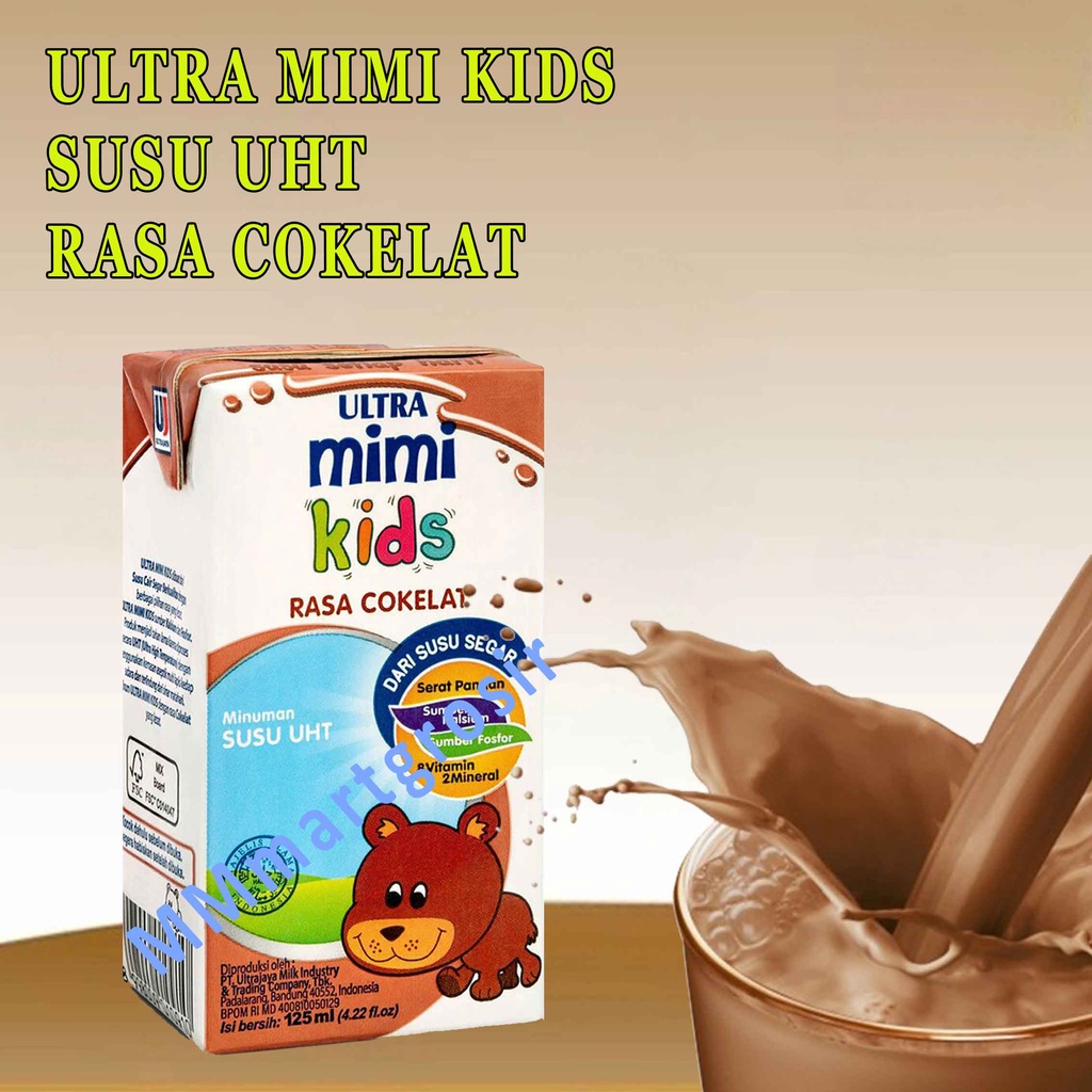 Jual Ultra Mimi Kids / Minuman Susu UHT / Susu Rasa Cokelat / 125ml | Shopee Indonesia