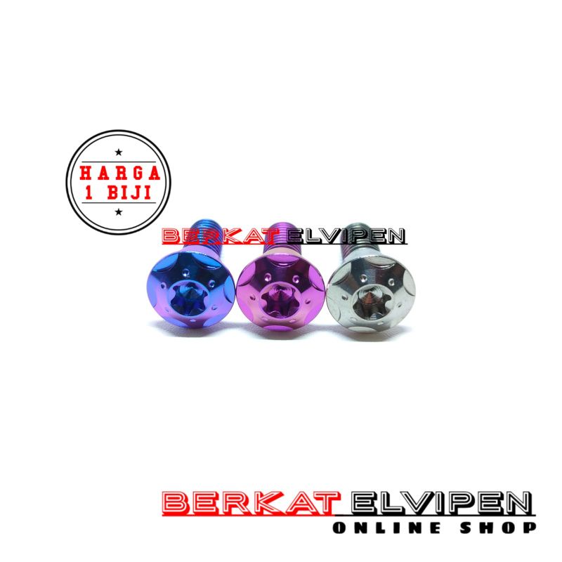 Jual Baut Titanium Cakram Star Head Beat Scoopy Genio Vario 110 125 150 Pcx Adv Gr5 | Shopee ...