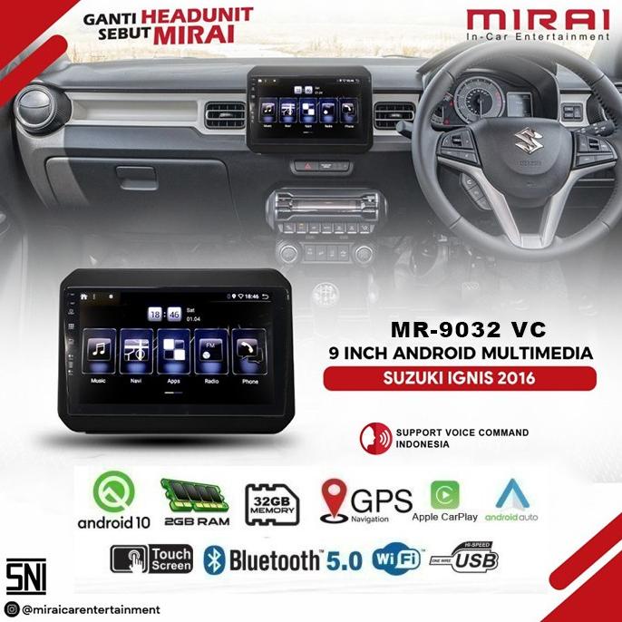 Jual PROMO COD - Headunit Android 9 inch Mirai MR 9032 VC OEM Suzuki Ignis , | Shopee Indonesia
