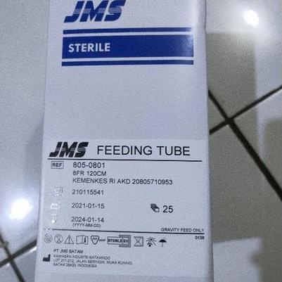 Jual Stok Baru Feeding Tube No.8 120 (NGT) JMS | Shopee Indonesia
