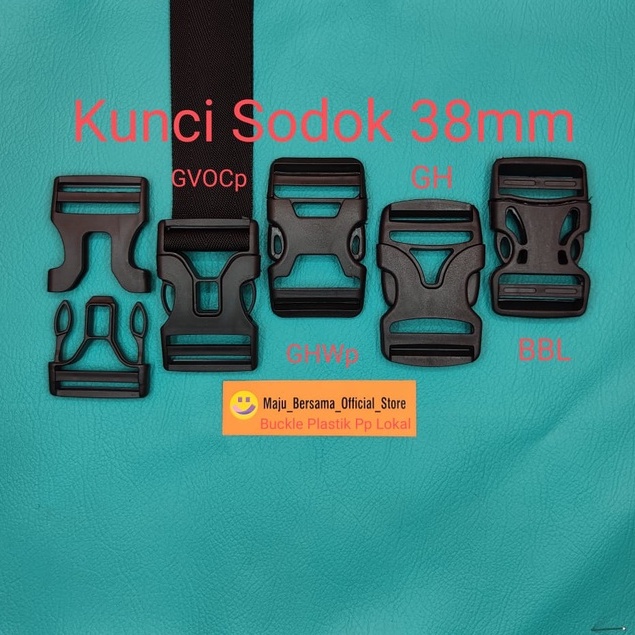 Jual Buckle Plastik PP Lokal - Kunci Sodok 38mm isi 60 pcs SW1 | Shopee ...