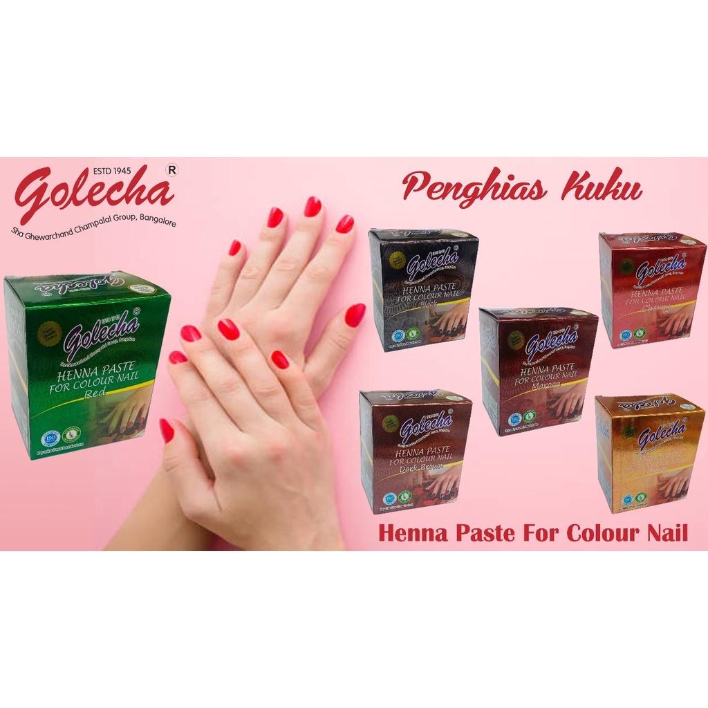 Jual Pacar Kuku GOLECHA NAIL 1pcs TUBE HENNA PASTE / GOLECHA KUKU(exp ...
