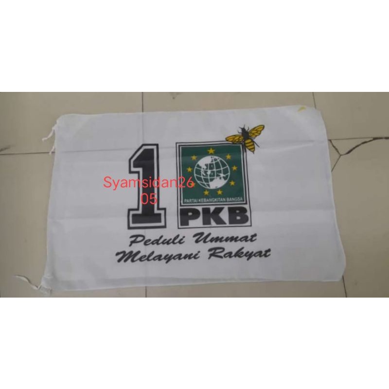 Jual bendera partai PKB ukuran 60x90cm per 100 lembar | Shopee Indonesia