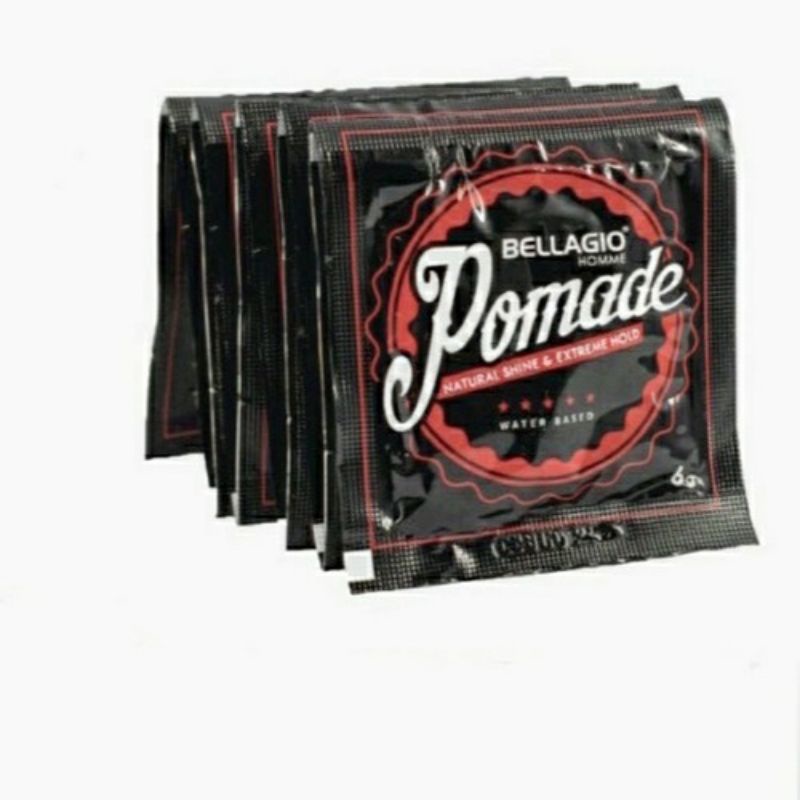 Jual BELLAGIO POMADE SACHET 6G | Shopee Indonesia